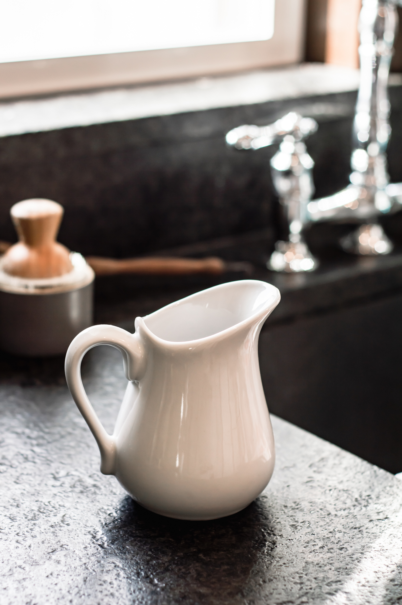 Pitcher - Small White - Blackberry + Pine Design Co.